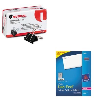KITAVE5267UNV10200 - Value Kit - Avery Easy Peel Laser Address Labels ...