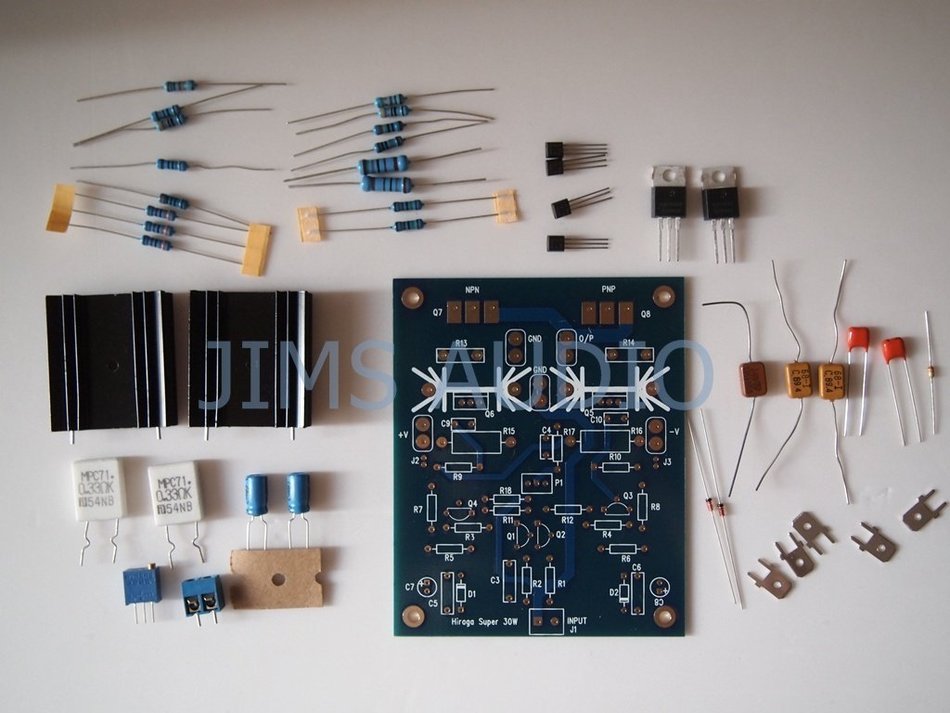 Hiraga super 30W class A amplifier kit free image download