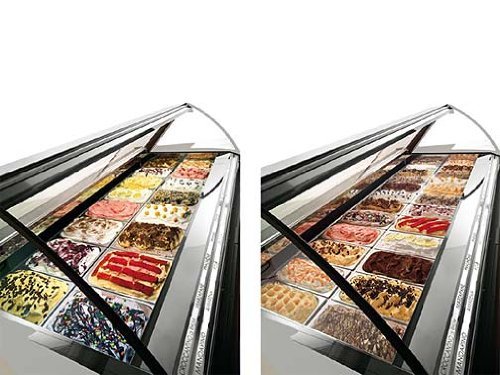 VENTURA L II ZIP Gelato Ice Cream Showcase Display Freezer / Gelato ...