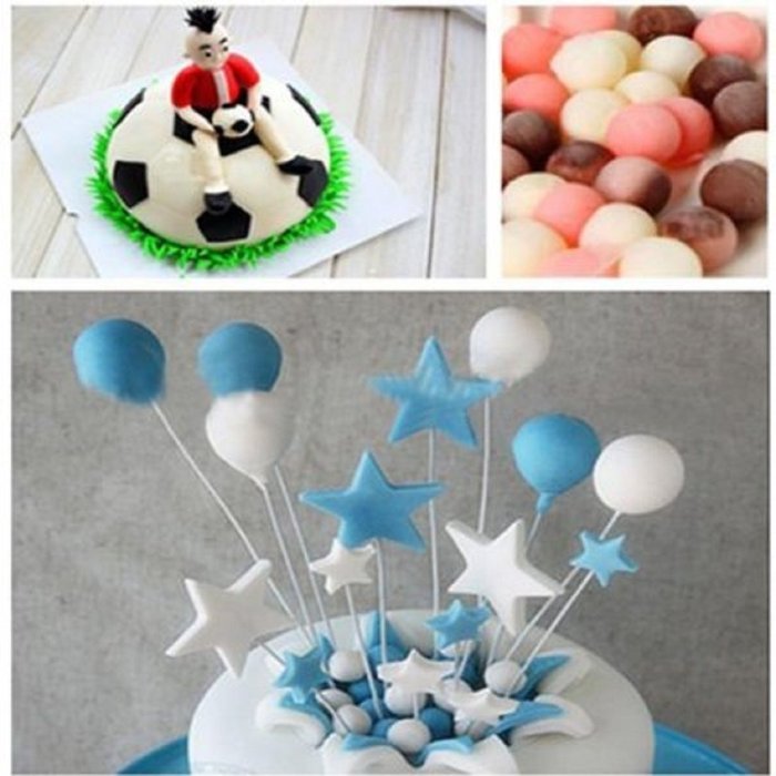 2pcs/set 3D Aluminum Half Ball Sphere Bath Bomb Cake Pan Tin Baking ...