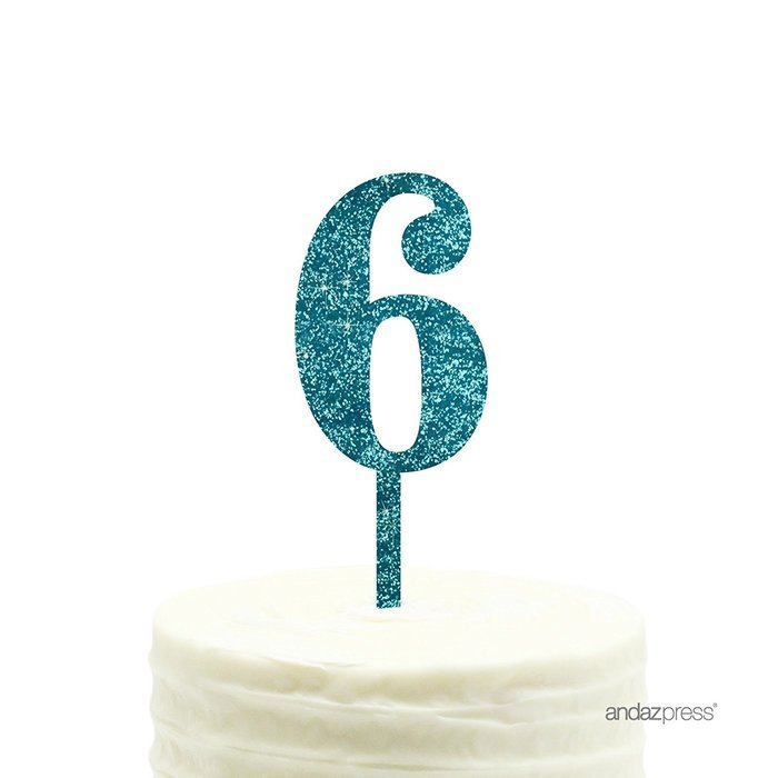 Andaz Press 5th Birthday and Anniversary Acrylic Cake Toppers, Pink ...