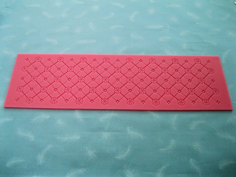 Anyana Fondant Silicone Mould Damask Muffin Cake Decorating Tool Flower ...