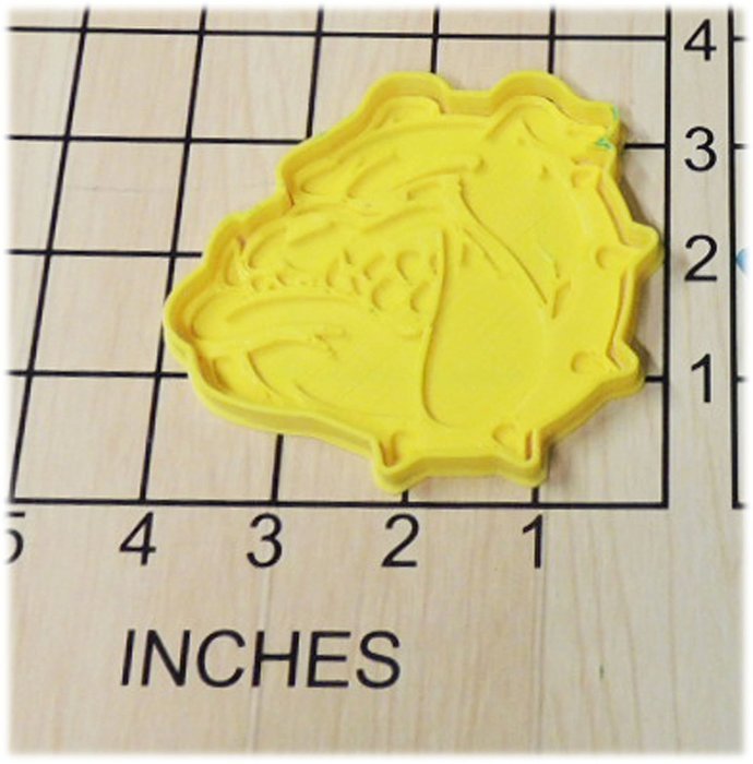 Marine Corps Bulldog Shaped Fondant Cookie Cutter and Stamp #1156 free ...