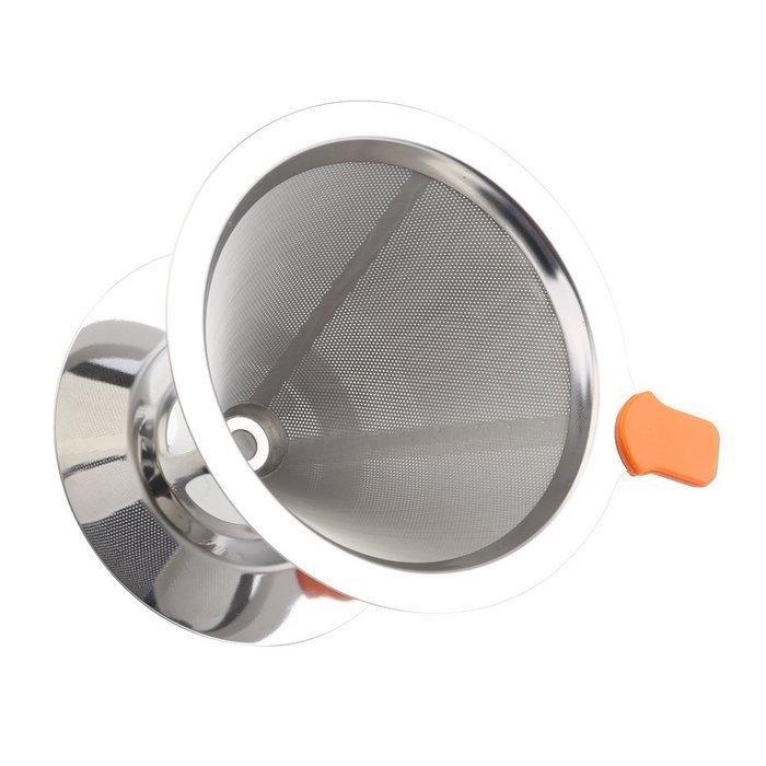 Uten Reusable Stainless Steel Pour Over Coffee Brewer Dripper Filter ...