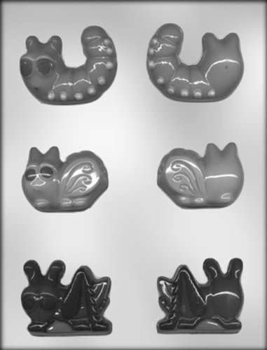 CK Products 2-1/2-Inch 3-D Worm and Bugs Chocolate Mold free image download