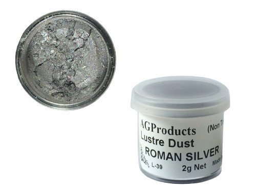 Roman Silver Luster Dust by AG Products ( 2 Grams) free image download
