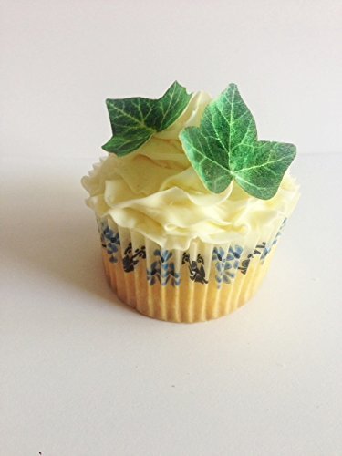 Edible Ivy Leaves - Set of 24 - Cake and Cupcake Toppers, Decoration ...