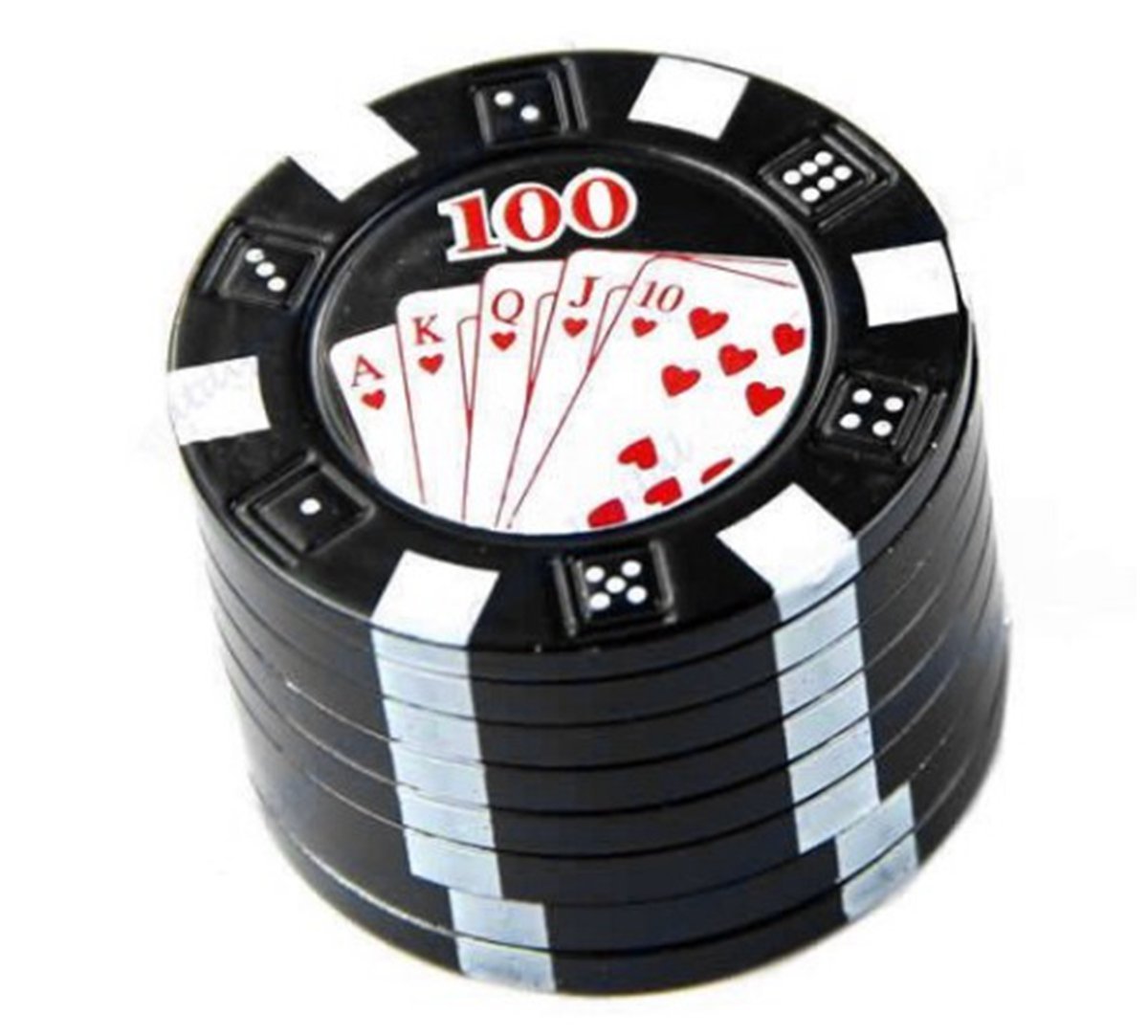 1pcs Pocket Portable Grinder, Metal Alloy 3 Layers Mini Poker Chip ...