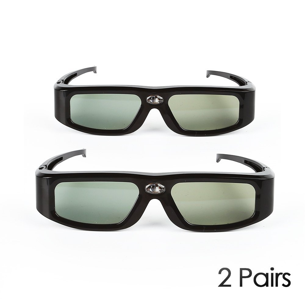 SainSonic 3D Active Shutter Glasses 10M 144Hz Rechargeable Infrared for ...
