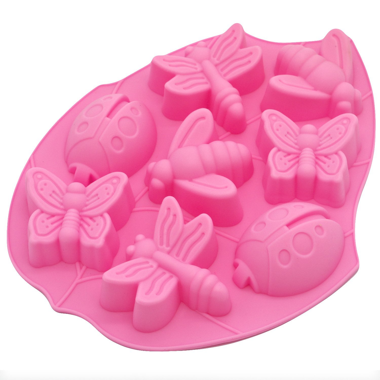 Insect Shape Kids Party Silicone Cake Molds Decoration Fondant Baking ...