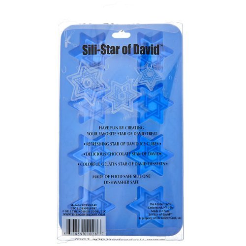 The Kosher Cook KCBW0142 3 in 1 Silicone Star of David Ice Mold free ...