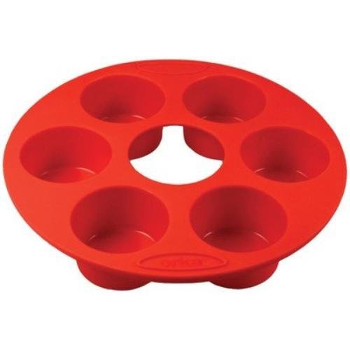 Orka Non-Stick 6 Mold Silicone Muffin Pan (Set of 2) free image download