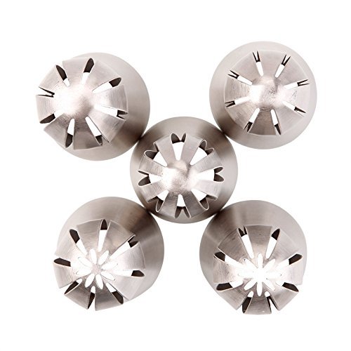 WXLAA Newest Russian Icing Piping Tips Nozzles Pastry Tips Fondant ...