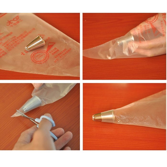 Bestgoo 100 Pack Durable Pastry Bags,14 Inch Disposable Icing Piping ...