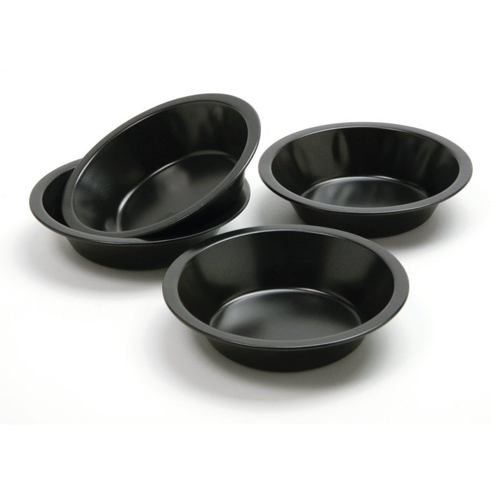 Norpro Mini Non Stick Pie Pan Set Of 4 with Pie Top Cutters Set Of 2 ...