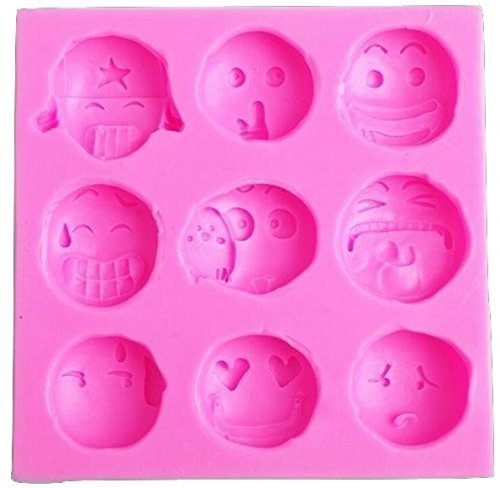 HT BAKEWARE | Emoji Faces Silicone Mold free image download