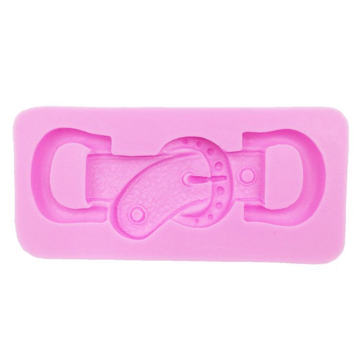 Funshowcase Strap Belt and Buckle Candy Silicone Mold for Cake ...