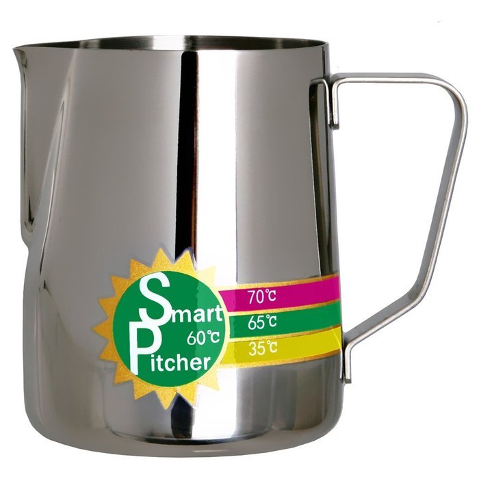 SMART PITCHER Espresso Coffee Milk Frothing Pitcher With Built-In ...