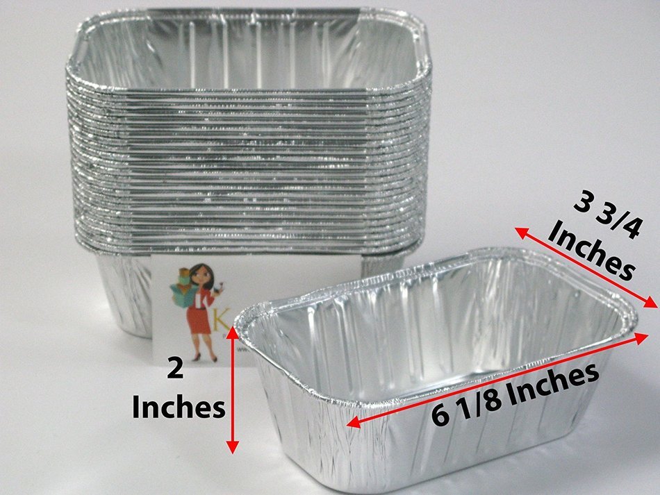 Katgely 7 Oz Aluminum Casserole Pot Pie Pans (Pack of 100) N5 free ...