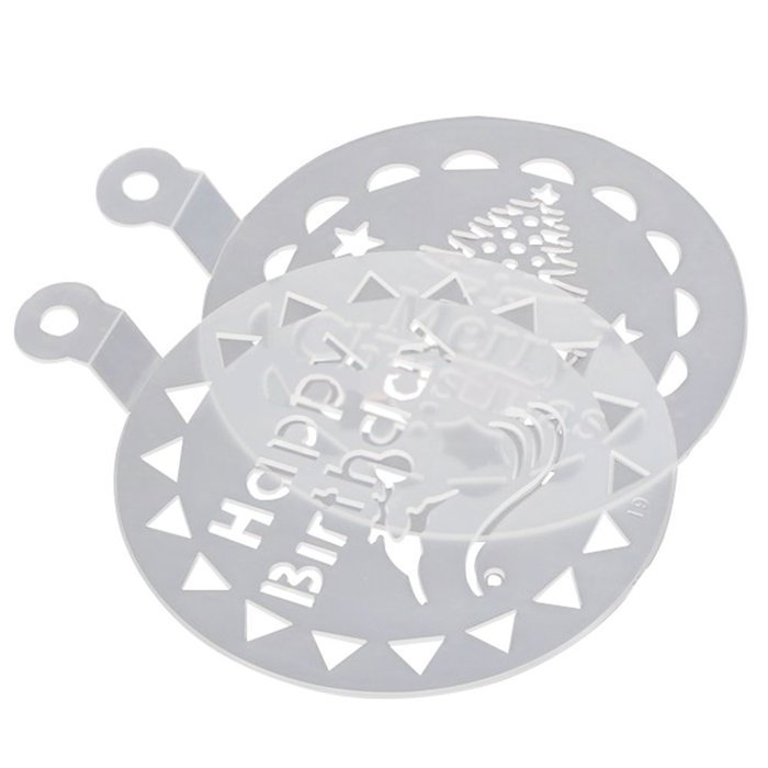 Aimeart Bakeware Food Grade Plastic Happy Birthday Imprint Mat Cake ...