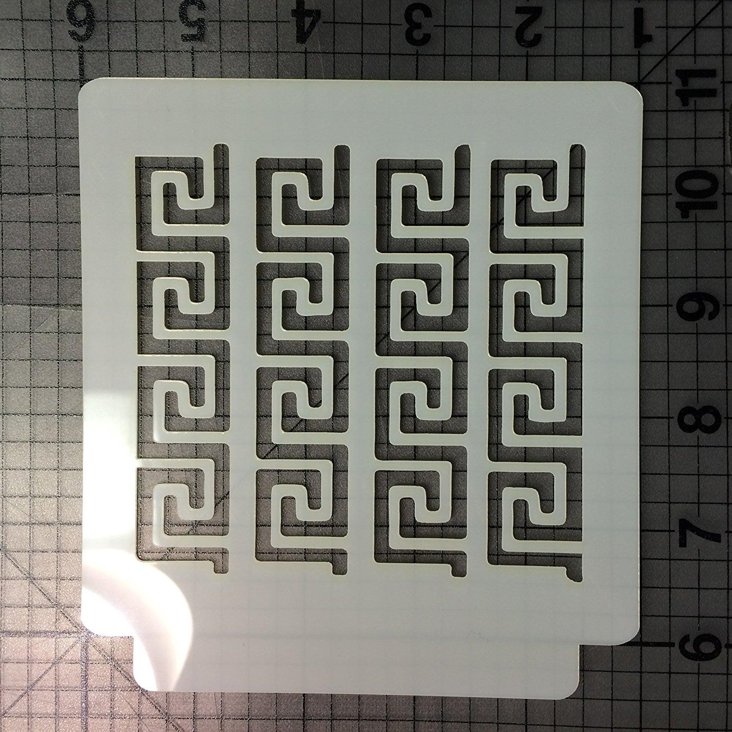 Greek Key Stencil 100 (7.5 Inches) free image download