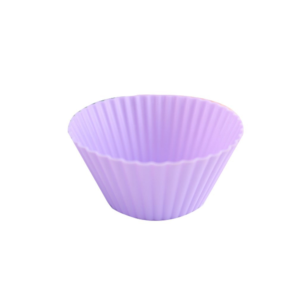 PYD 14pcs/Set Silicone Cupcake Muffin Dessert Baking Cup Mold 7cm Round ...