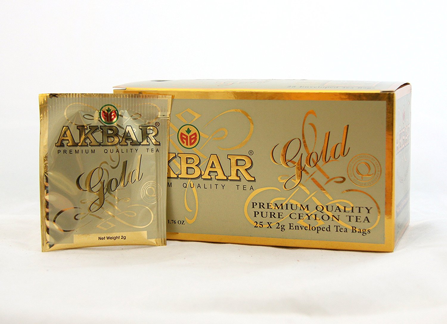 Akbar | Gold Range | Ceylon Black Tea | FREE Tea Strainer | 100% Single ...