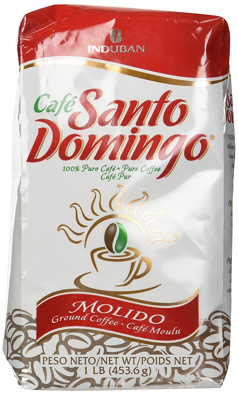 Cafe Molido Santo Domingo Coffee 1 Lb. Bags 3-pack 3 Lbs. Total N2 free ...