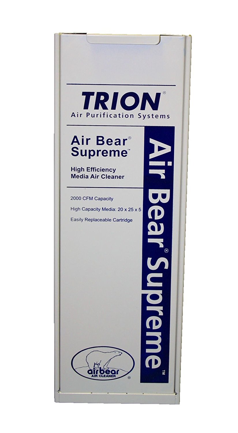 Trion 455602-025 Air Purifier Filter, 20"x25"x5", Bear Supreme Series ...