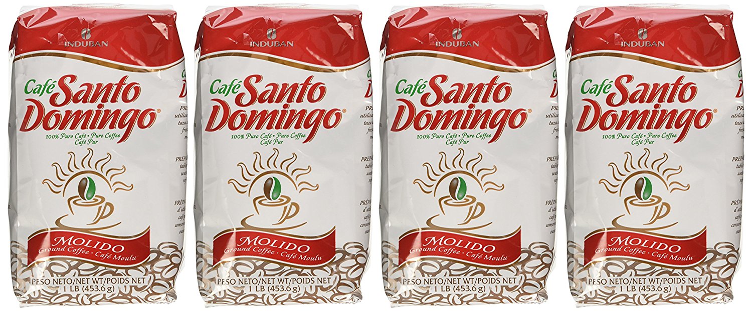 Cafe Molido Santo Domingo Coffee 1 Lb. Bags 4-pack 4 Lbs. Total N3 free ...