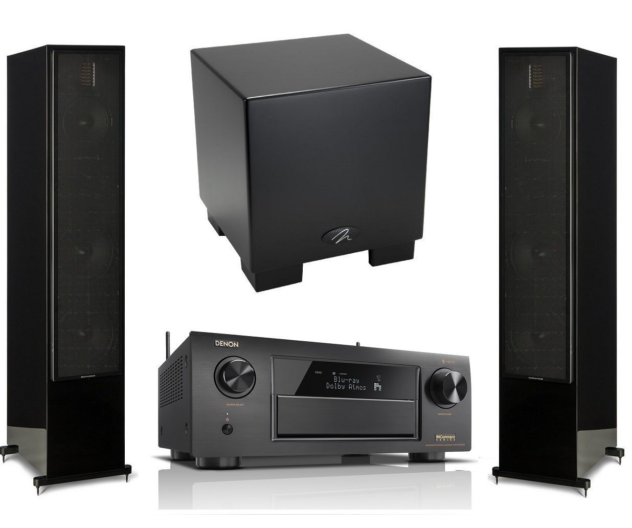 Martin Logan Motion 60XT Black Floorstanding Speakers with Dynamo 700W ...