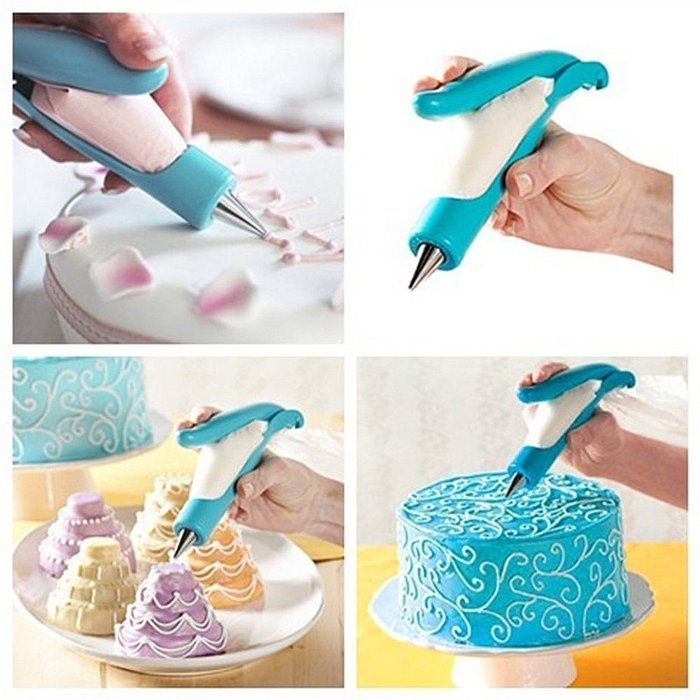 YOFAN 11-Piece Cake Decorating Pen Set , Icing Piping Tool Kit with 4 ...