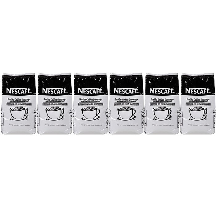 Nescafe Coffee, Latte Cappuccino Mix, 32-Ounce Bags (Pack of 6) N8 free ...