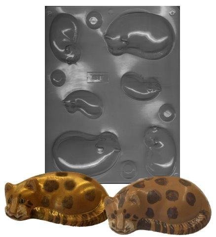 3-D Sleeping Cat Candy Mold free image download
