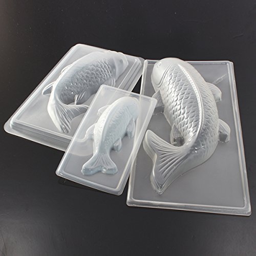 Bluelover Koi Fish 3D Mold Cake Chocolate Mould Jelly Sugar Craft Mold ...