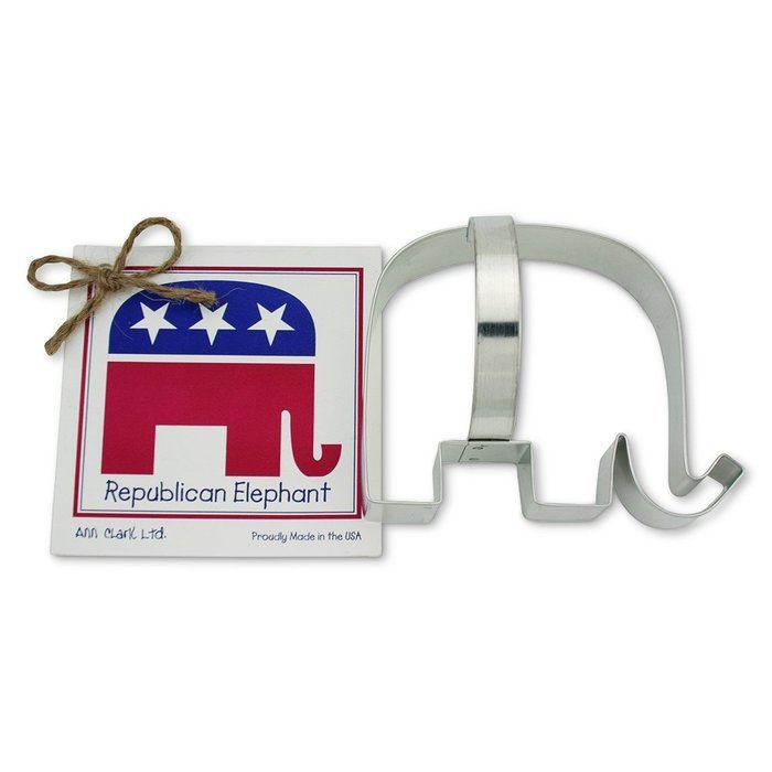 Republican Elephant Cookie and Fondant Cutter - Ann Clark - 4.4 Inches ...