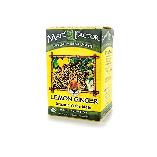 Mate Factor Organic Yerba Mate Lemon Ginger 20 Bag(S) free image download