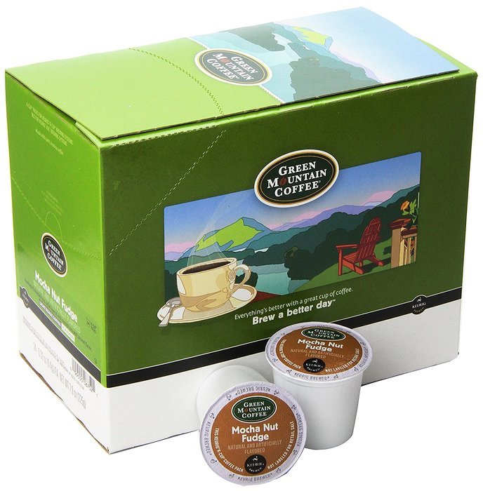 Green Mountain Coffee Mocha Nut Fudge, K-Cup Portion Pack for Keurig ...