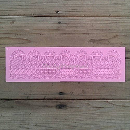Silicone Embossing Mold Gum Paste Fondant Cake Lace Decorating Sugar ...