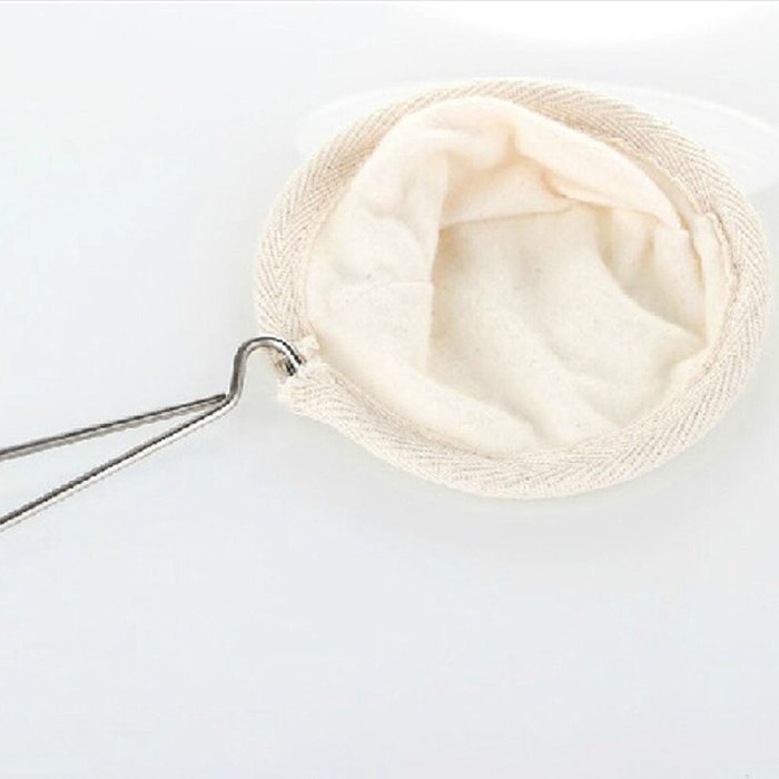 Lautechco Coffee Filter Baskets, Wood Handle, Flannel Hand Coffee ...