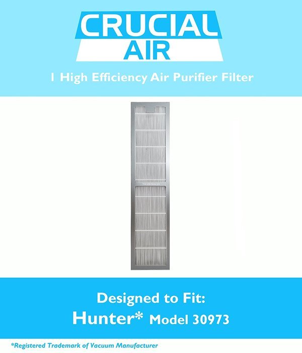 Crucial Air 700953607775 Hunter 30973 Air Purifier Filter, Fits 30890 ...