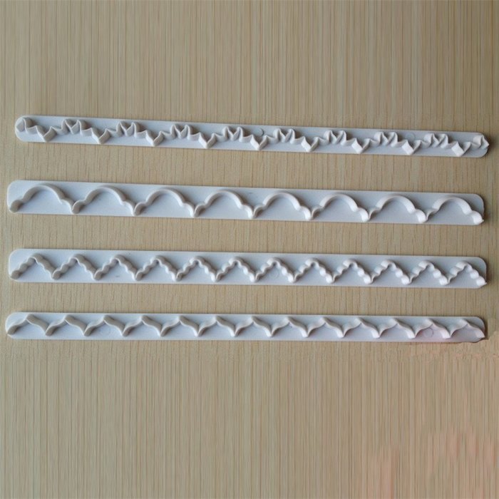 LYNCH 4 Pcs/Set Straight Frilling Gum Paste Frill Edge Cake Cookie ...