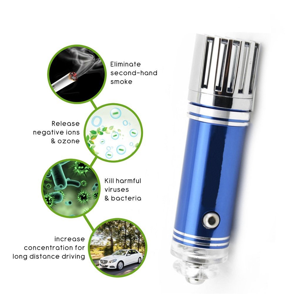 [2015 Updated Car Air Purifier Ionizer Air Freshener Eliminator] Bengoo ...