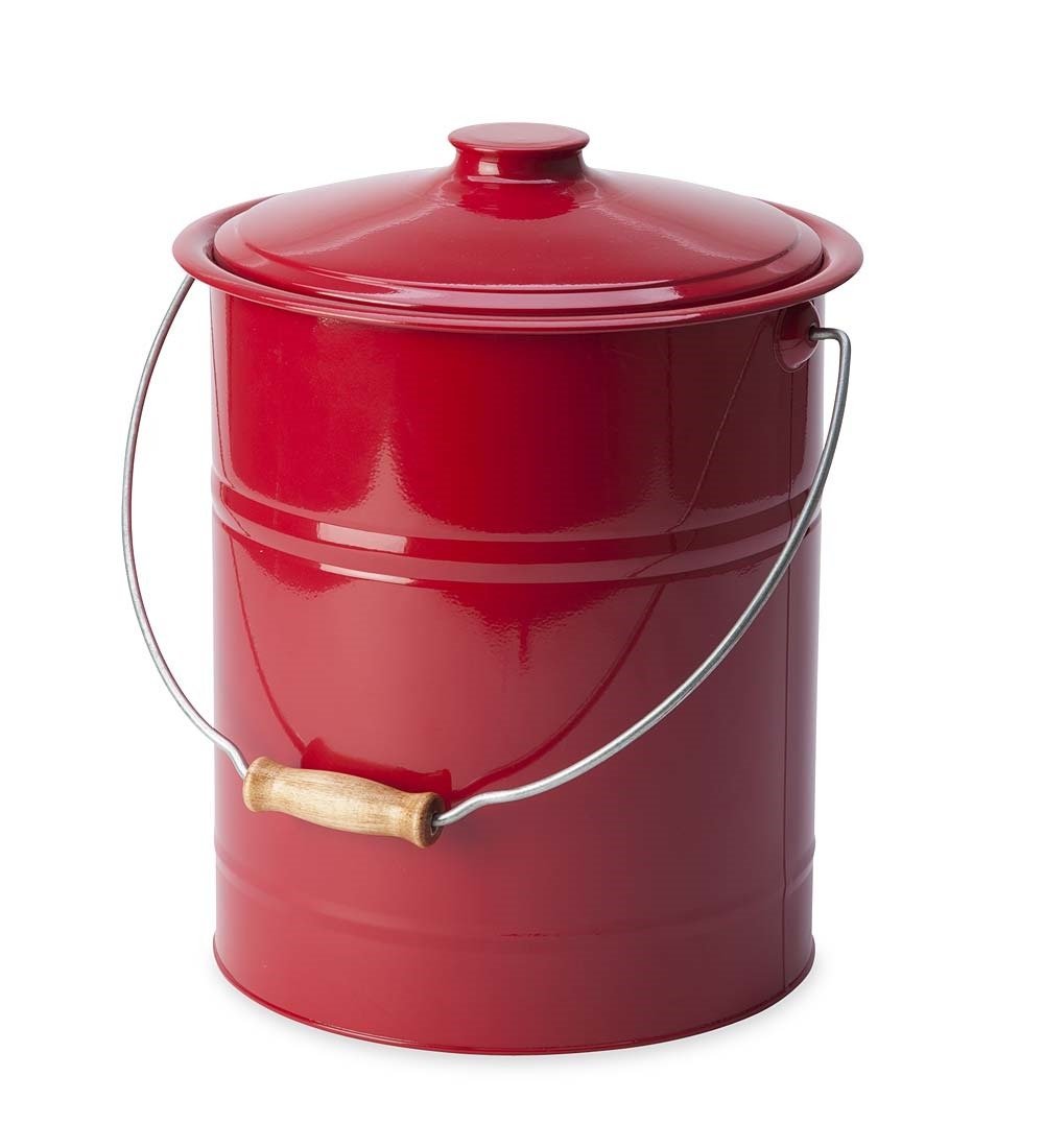 Plow & Hearth Basic Ash Bucket with Handle and Lid N2 free image download