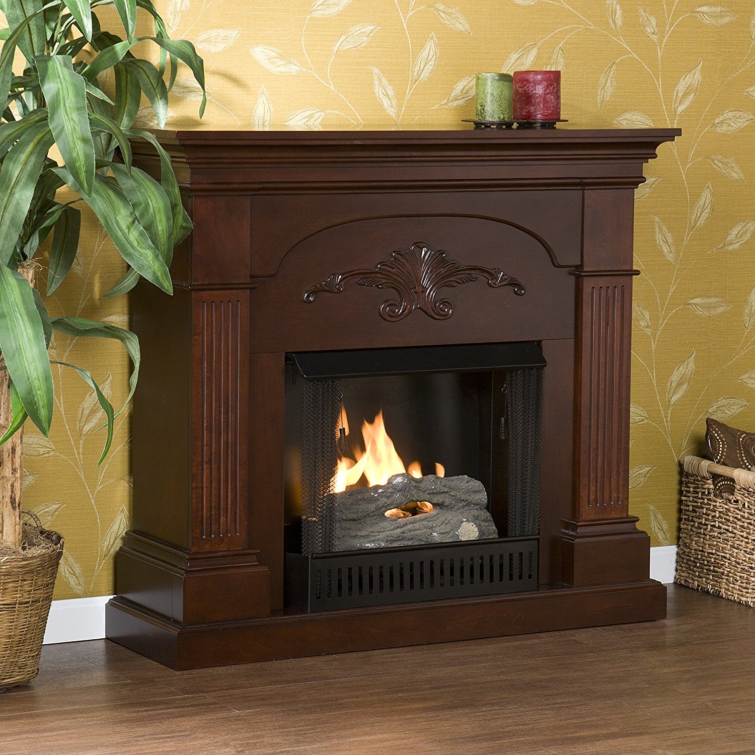 SEI Sicilian Harvest Gel Fireplace, Ivory N4 free image download