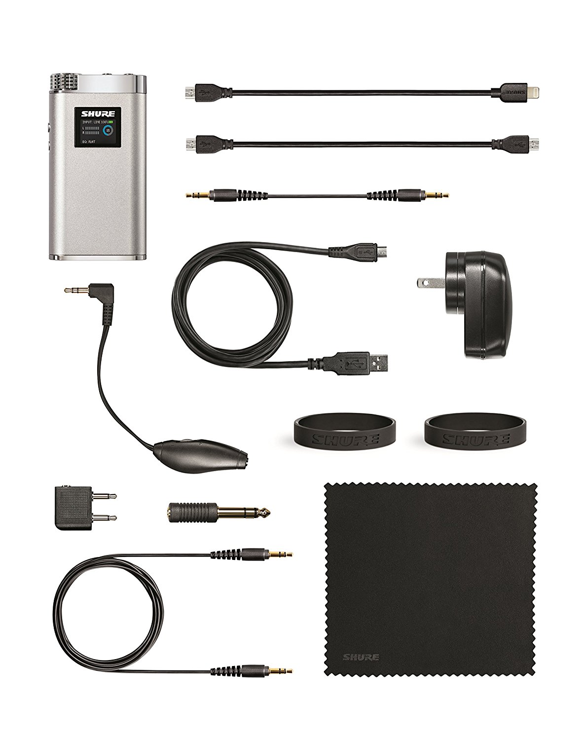 Shure SHA900 Portable Listening Amplifier with USB DAC and Customizable ...