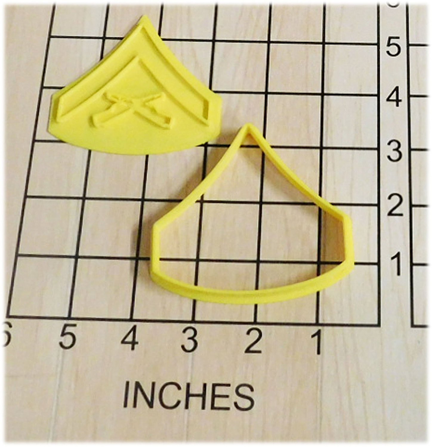 US Marine Corps Lance Corporal Cookie Cutter and Stamp #1051 free image ...