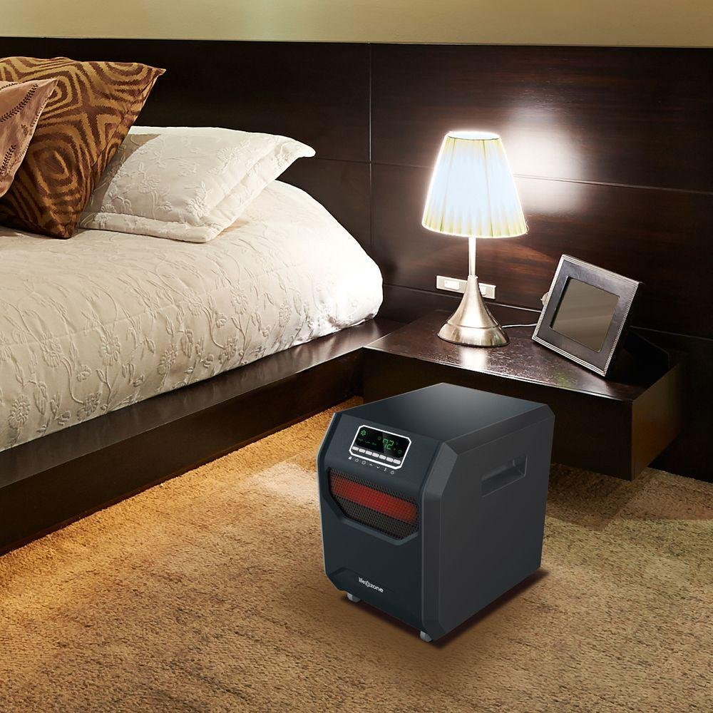 Lifesmart 1500-Watt 6-Element Digital Thermostat Large Room Infrared ...