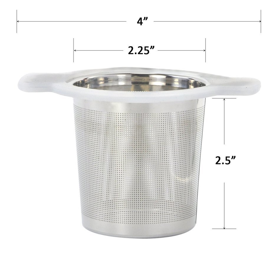 Loose Leaf Tea Infuser / Extra Fine Filter / Large Strainer Basket ...
