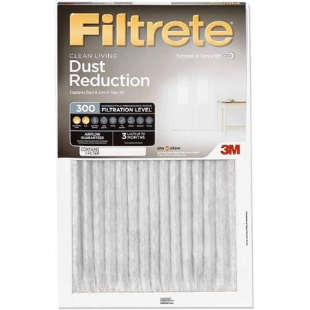 Filtrete 300 Dust Reduction 18" X 24" X 1" Air and Furnace Filter Ideal ...